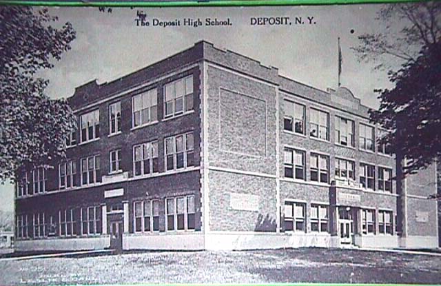 Deposit High School ca. 1910 - Delaware County NY Genealogy and History ...